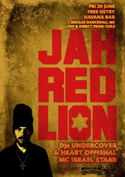 Jah Red Lion - Fri 29 Jun 2012 - NiceUp - Aotearoa Reggae Online